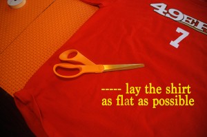 DIY Ribbon Game Day Shirt - April Golightly