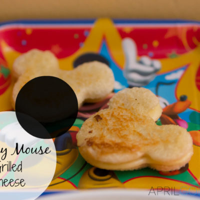Mickey Mouse Grilled Cheese Appetizers - April Golightly