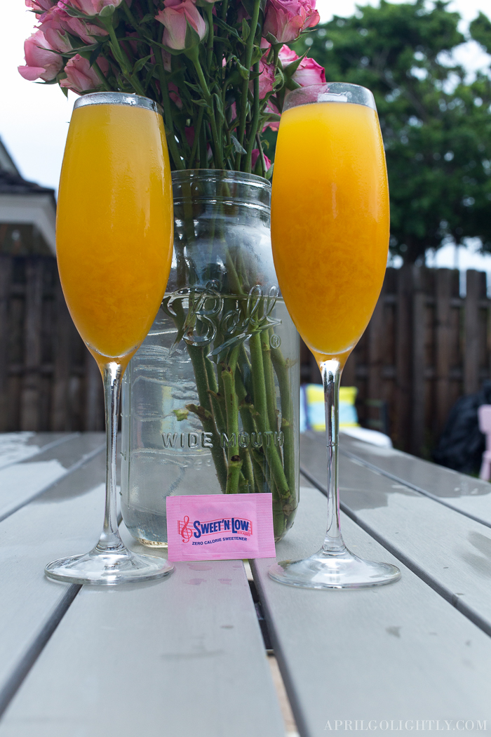 Mango Lemonade Mimosa - April Golightly