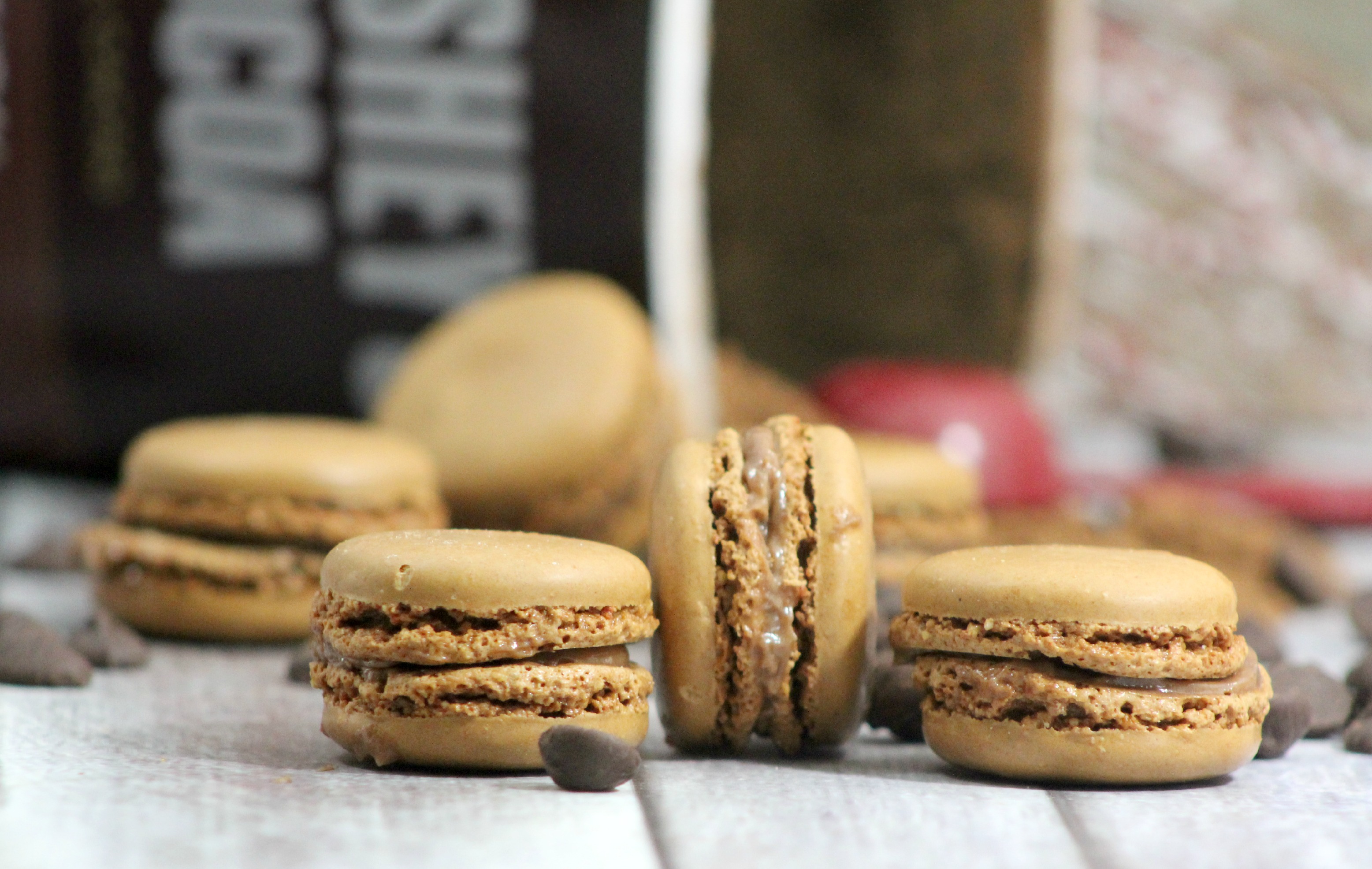 Mocha Macaron Recipe - April Golightly