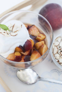 Peach Coconut Dessert - April Golightly