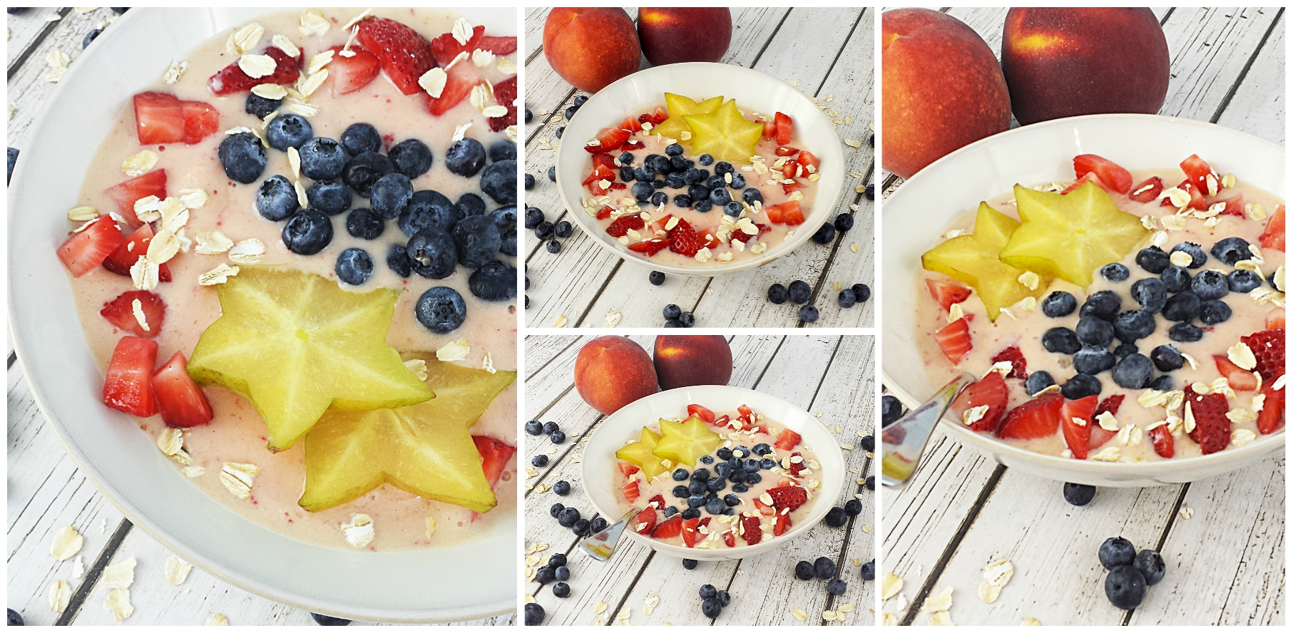 Stone Fruit Smoothie Bowl - April Golightly