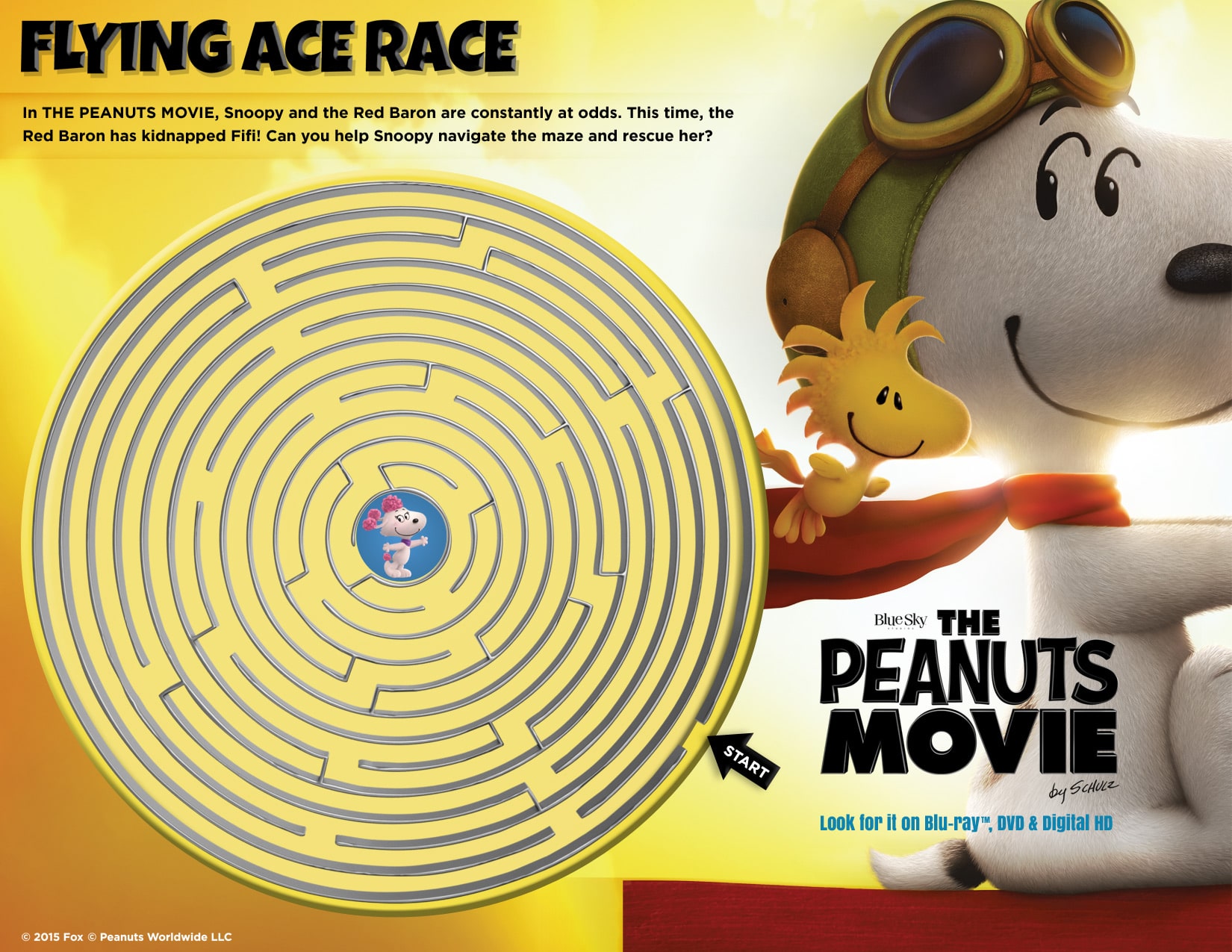 Peanuts Movie Party & Activity Sheets - April Golightly