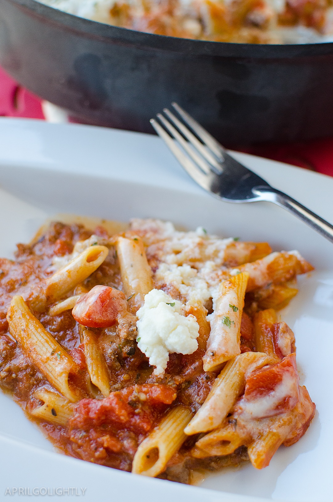 One Pot Lasagna Recipe April Golightly
