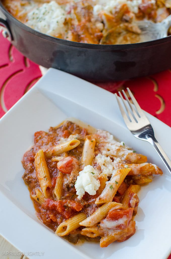 One Pot Lasagna Recipe - April Golightly
