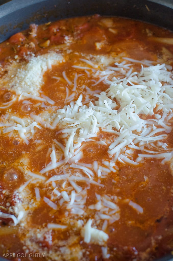 One Pot Lasagna Recipe - April Golightly