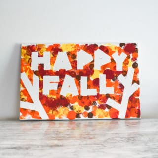 Fall Canvas Painting - Easy DIY Home Decor on Canvas