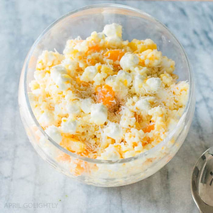 Easy Frog Eye Salad Recipe - April Golightly