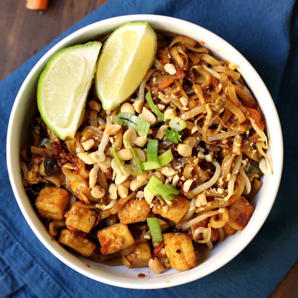 Delightful One Pot Pad Thai Noodles Recipe - April Golightly