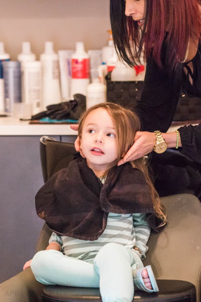 My Toddler's First Hair Cut - April Golightly