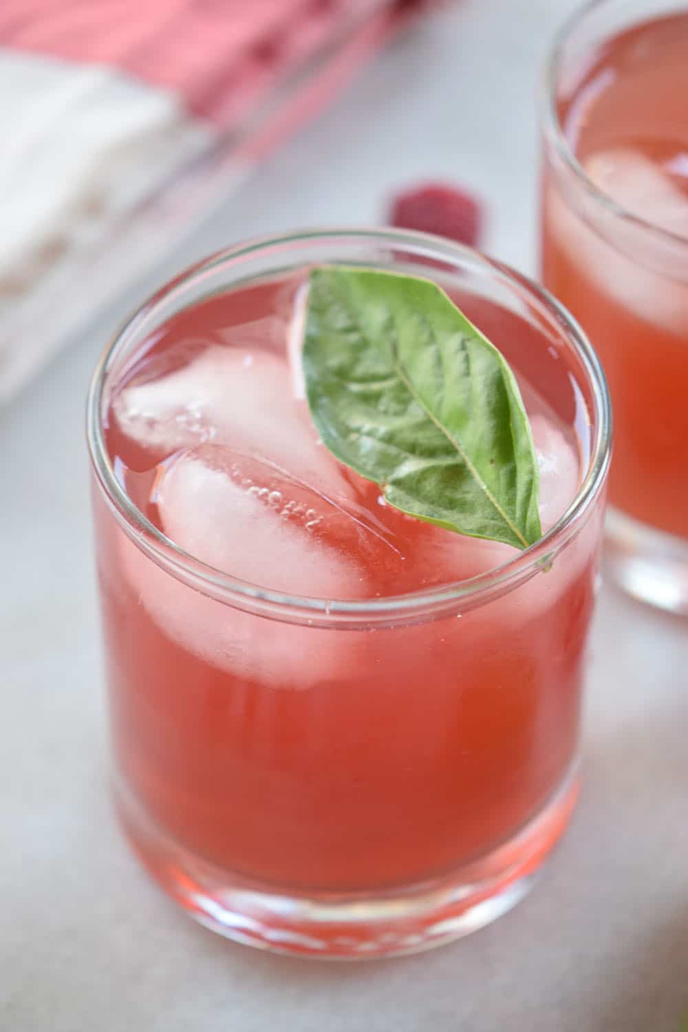 Basil Raspberry Cooler - April Golightly