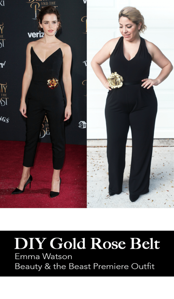 DIY Belt from Beauty and Beast Premiere - April Golightly