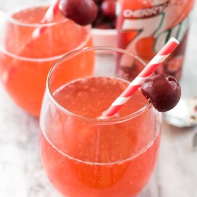 Must Try Cherry Rosé Spritzer - April Golightly