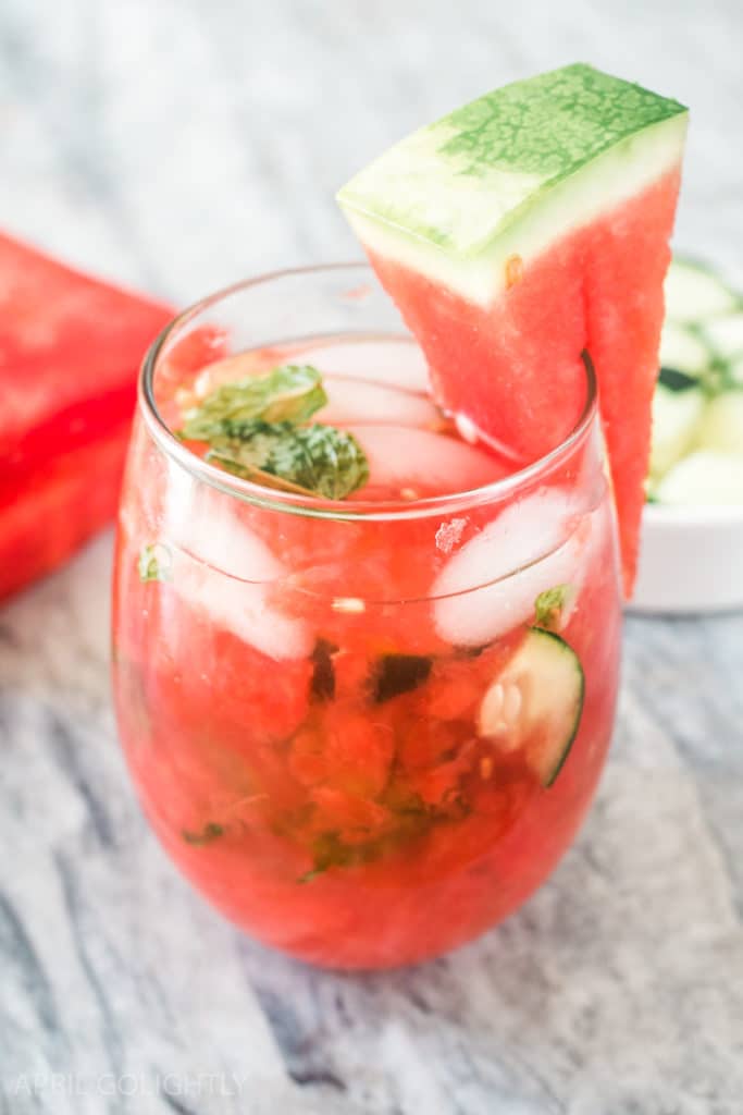 Watermelon Vodka Cocktail - April Golightly