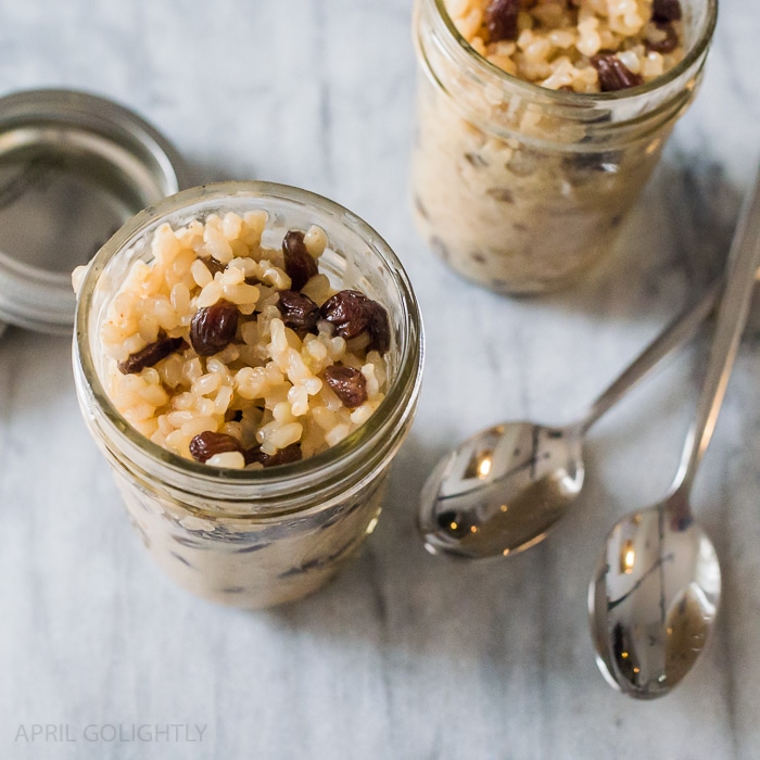 Deliciously Wholesome Instant Pot Rice Pudding - April Golightly