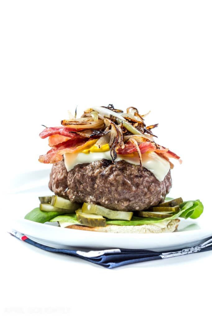 Classic Yellow Mustard Burger - April Golightly