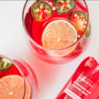 Sparkling Black Raspberry Cocktail - April Golightly