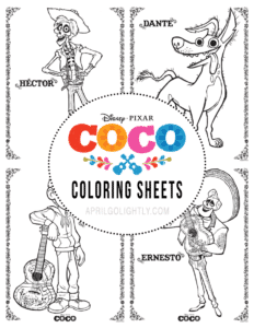 FREE Disney Pixar COCO Printables - April Golightly