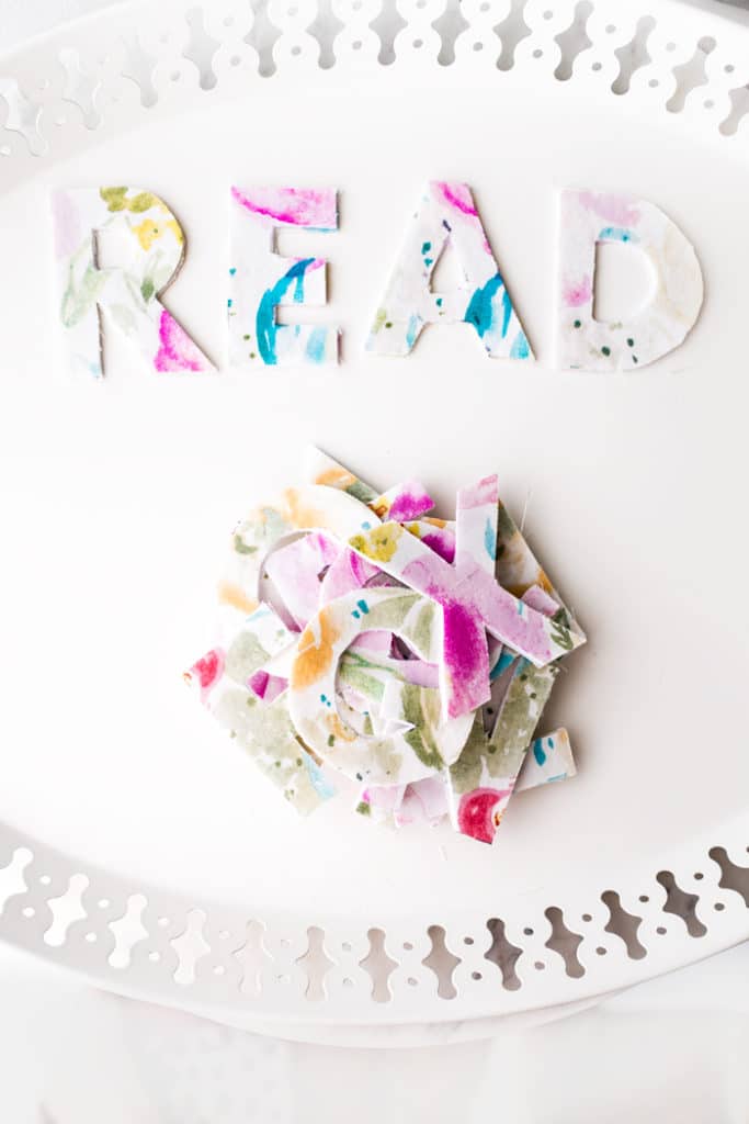 How to Make Fabric Letters & Teach a Child to Read - April Golightly