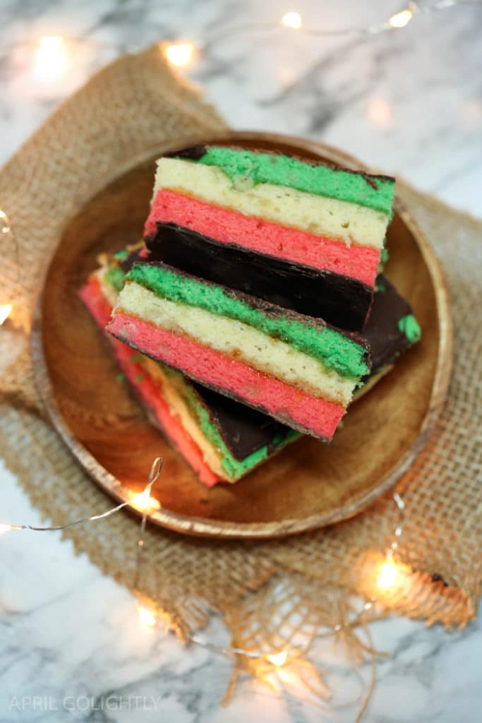 Italian Rainbow Cookies Recipe - April Golightly