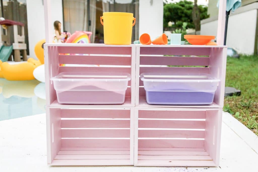 DIY Sandbox Ice Cream Stand for Crayola Play Sand - April Golightly