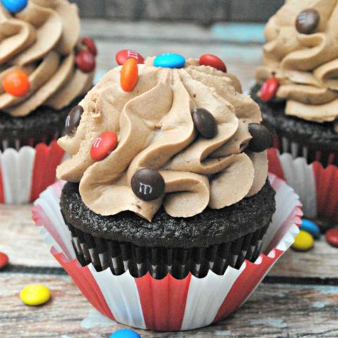 M&M's Candy Cupcakes - April Golightly
