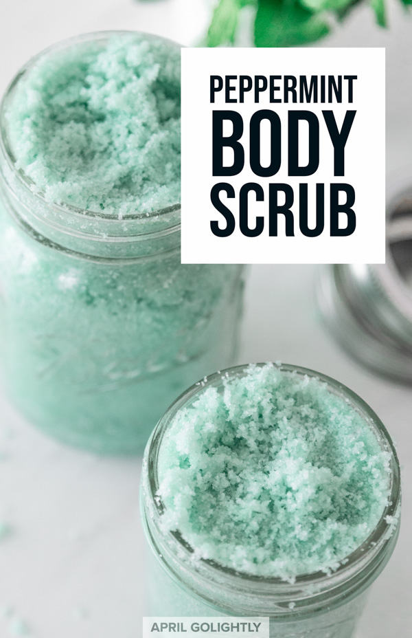 Invigorating Peppermint Sugar Scrub - April Golightly