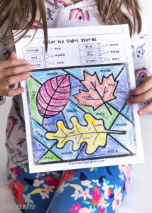 FREE Fall Leaves Coloring Pages - April Golightly