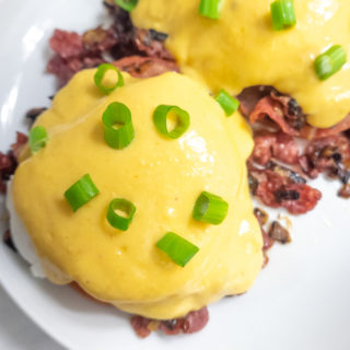 Irish Eggs Benedict - Low Carb - April Golightly