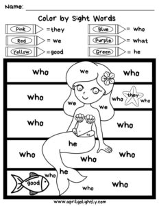 Free Printable MERMAID Coloring Pages