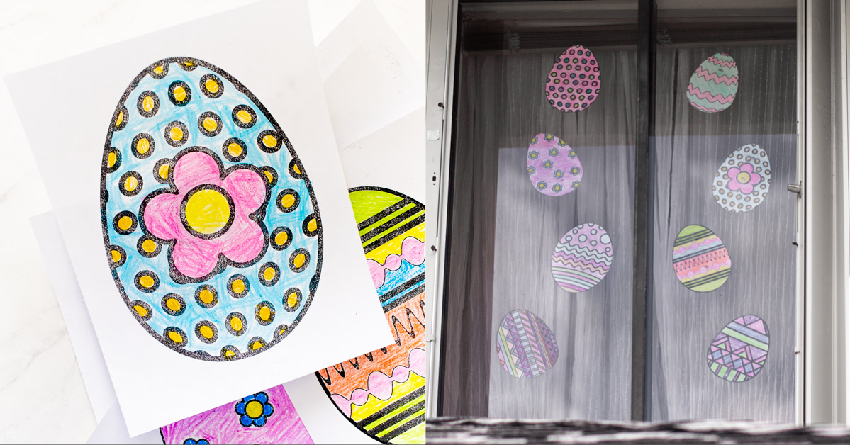 Social Distancing Easter Egg Hunt + Free Printable - April Golightly