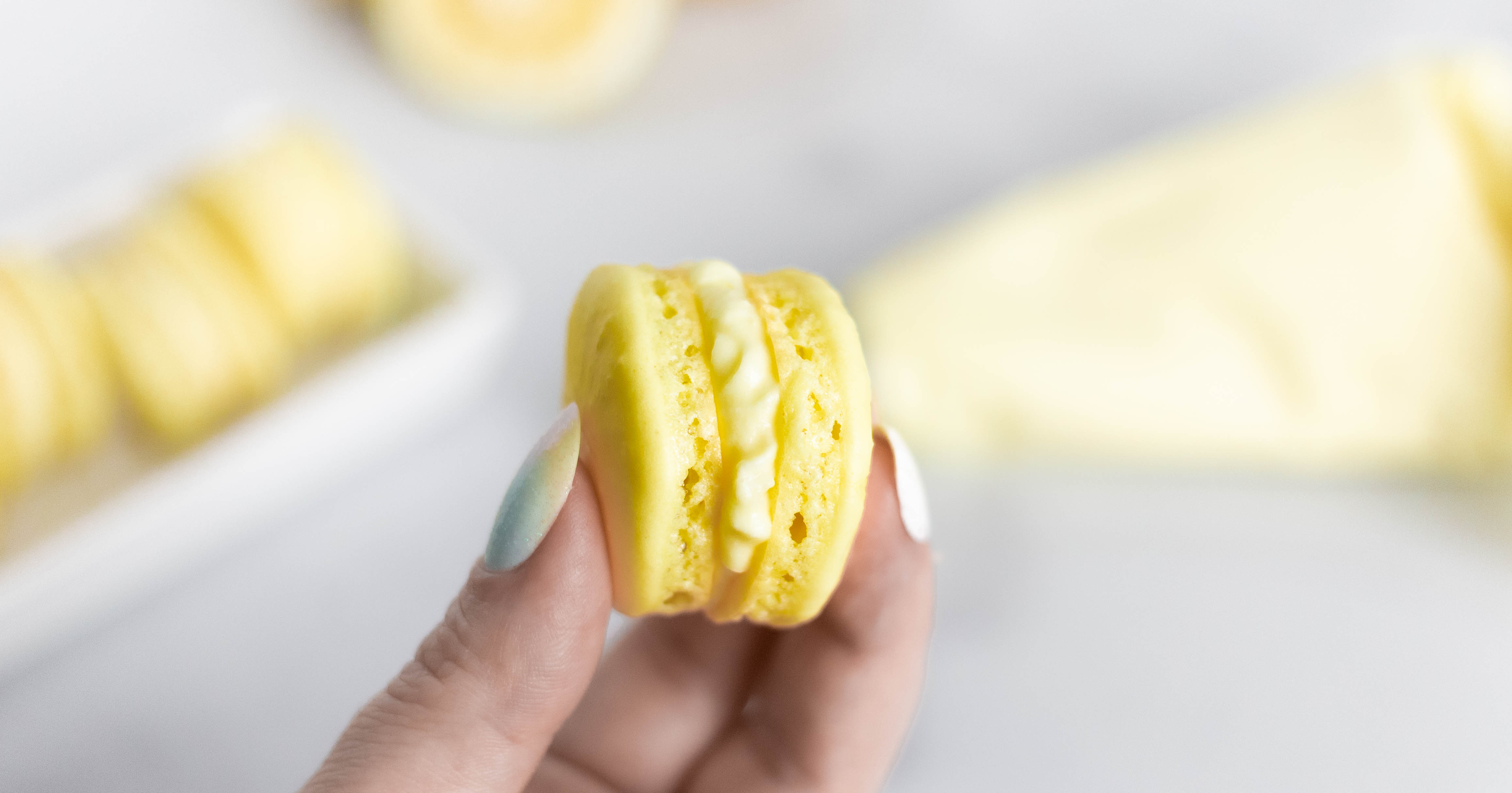 Lemon Macaron Recipe - April Golightly