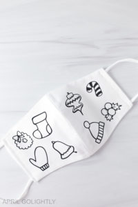Cricut DIY Christmas Masks Tutorial - April Golightly