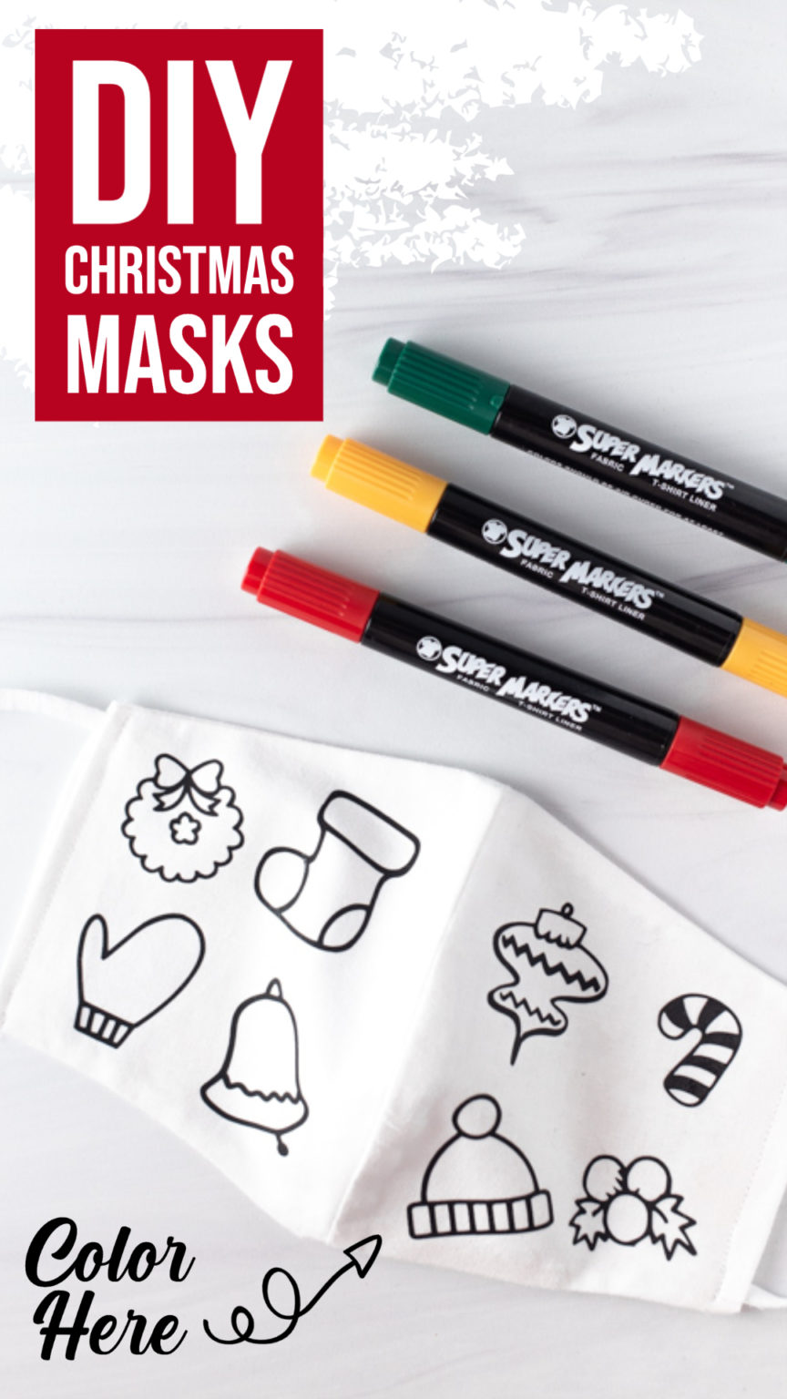 Cricut DIY Christmas Masks Tutorial - April Golightly