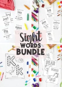 Sight Word Bundle - April Golightly